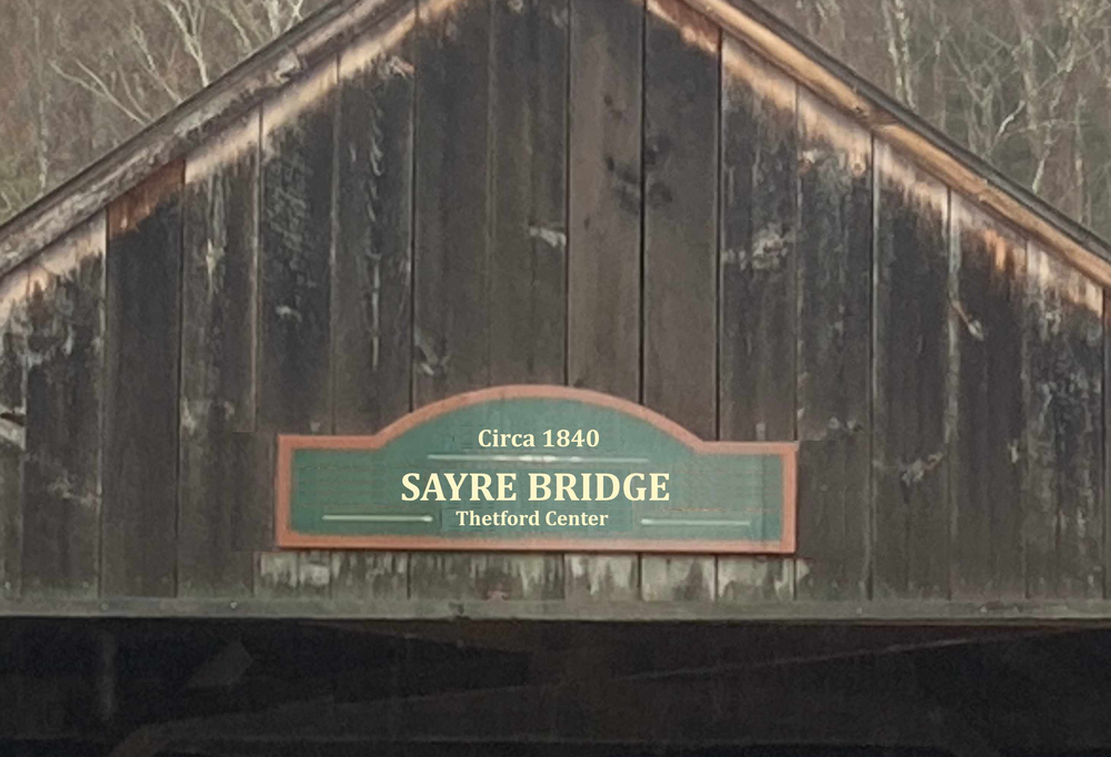 Box truck damages Sayre Bridge